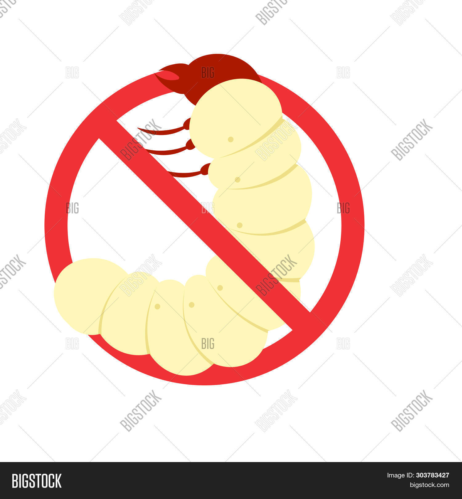 White Grub Stop Sign. Image & Photo (Free Trial) | Bigstock