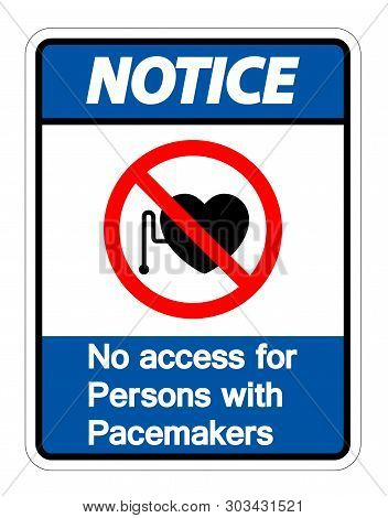 Notice No Access Vector & Photo (Free Trial) | Bigstock