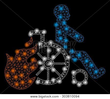 Bright Mesh Burn Vector & Photo (Free Trial) | Bigstock