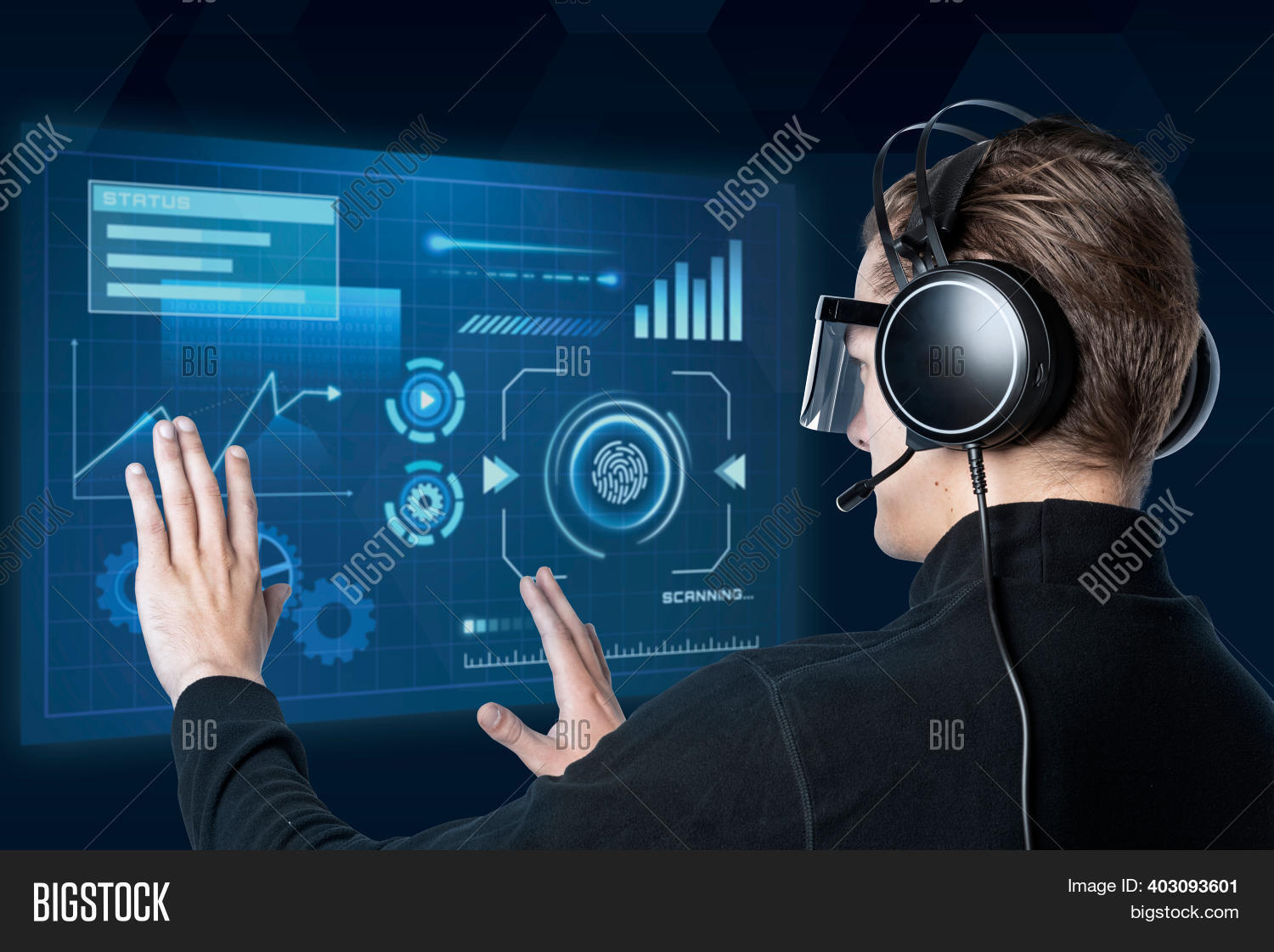 Man Smart Glasses Image & Photo (Free Trial) | Bigstock