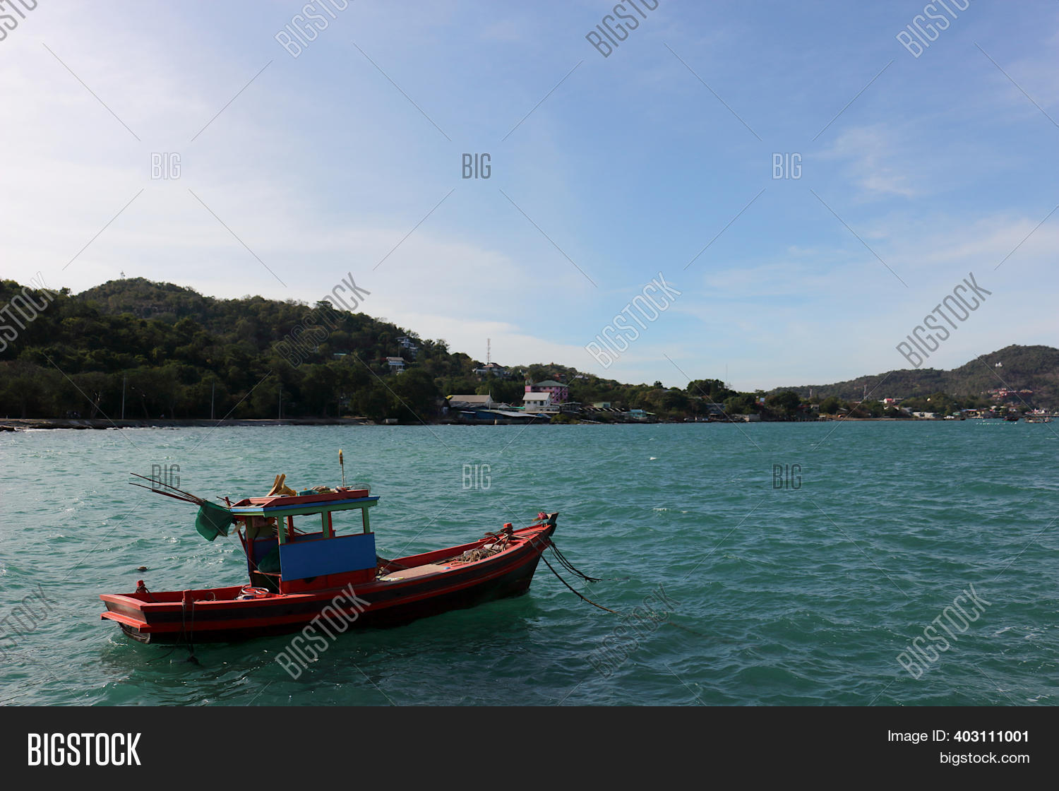 Small Boat Floating Image & Photo (Free Trial) | Bigstock