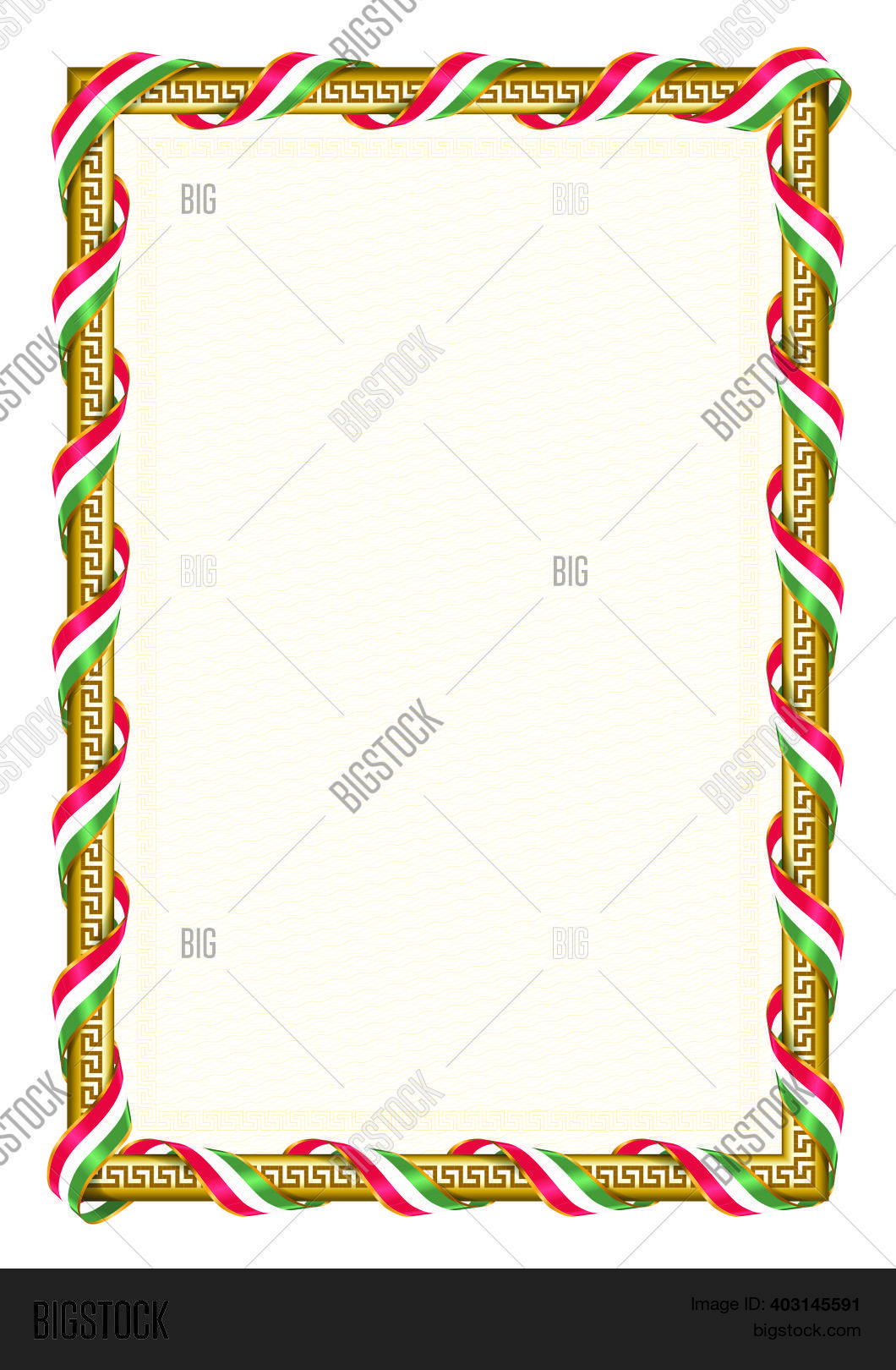 Vertical Frame Border Vector & Photo (Free Trial) | Bigstock