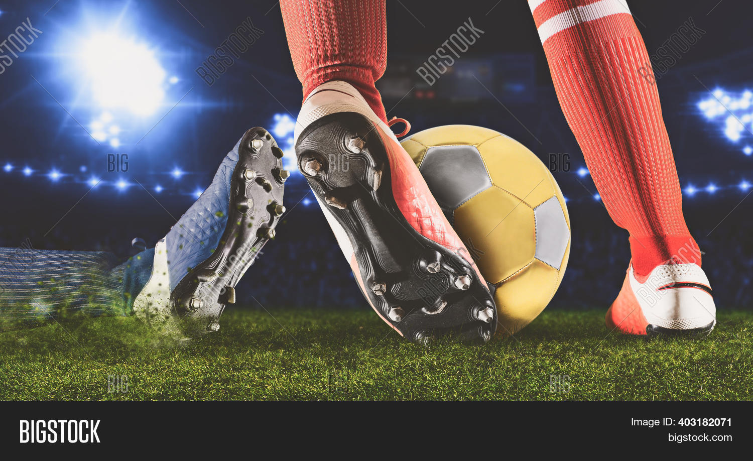 Two Football Player Image & Photo (Free Trial) | Bigstock