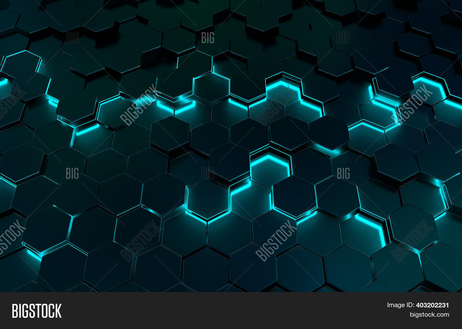 Hexagonal Abstract Image & Photo (Free Trial) | Bigstock