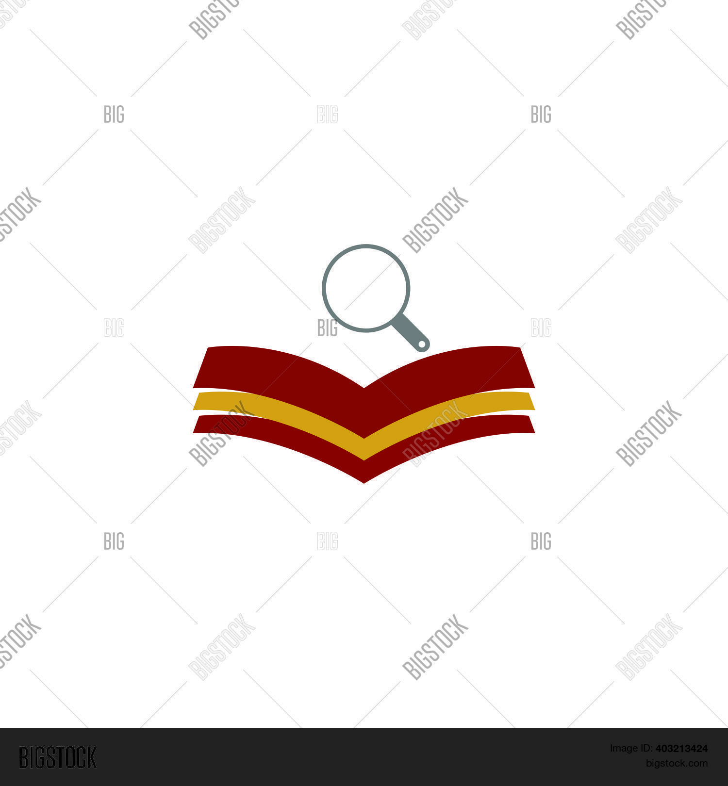 Book Logo Icon Design Vector & Photo (Free Trial) | Bigstock