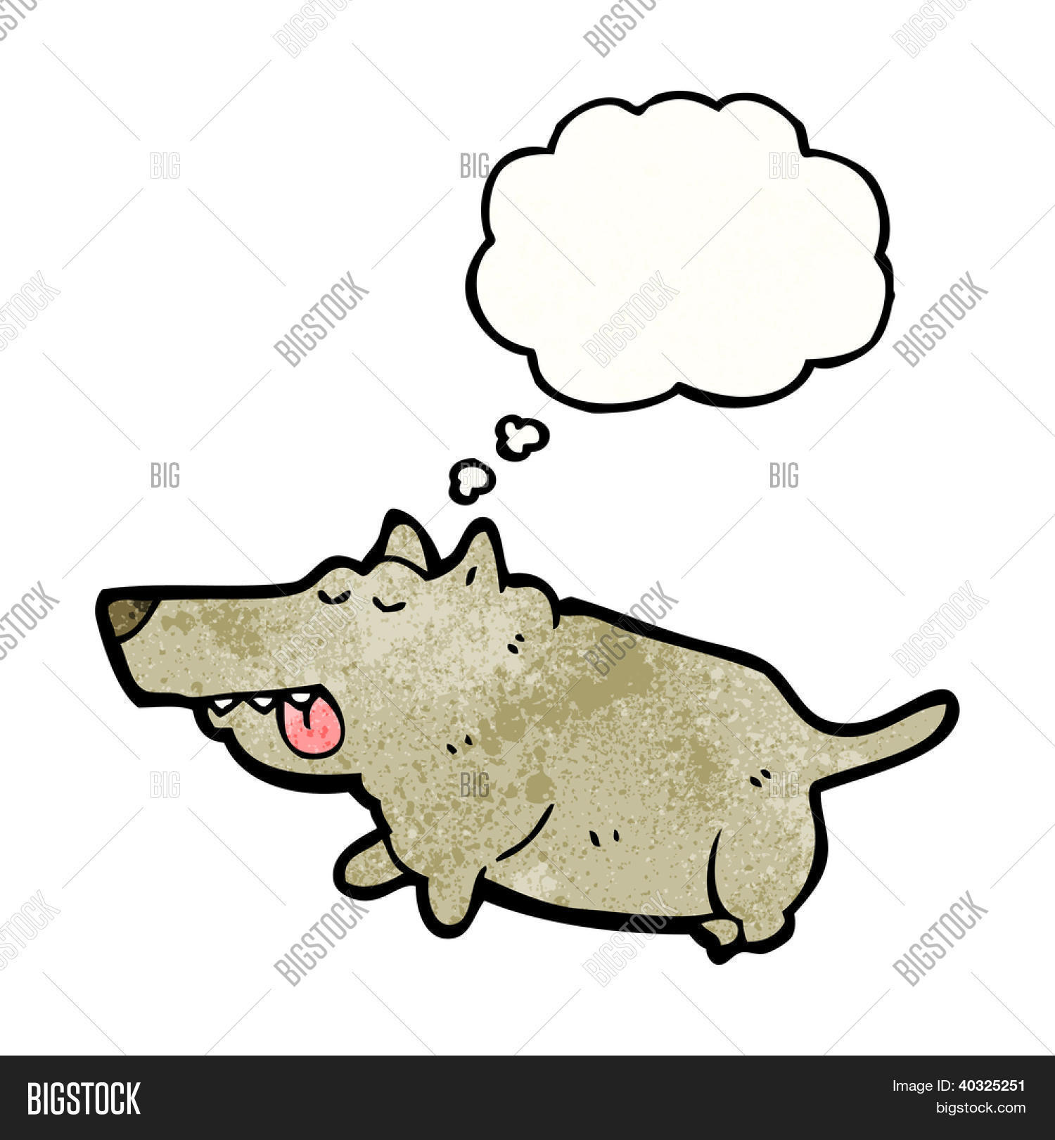Cartoon Fat Dog Vector & Photo (Free Trial) | Bigstock
