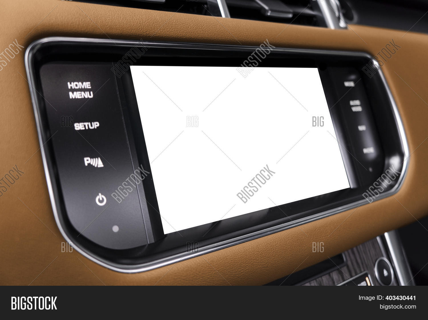 Monitor Car Isolated Image & Photo (Free Trial) | Bigstock
