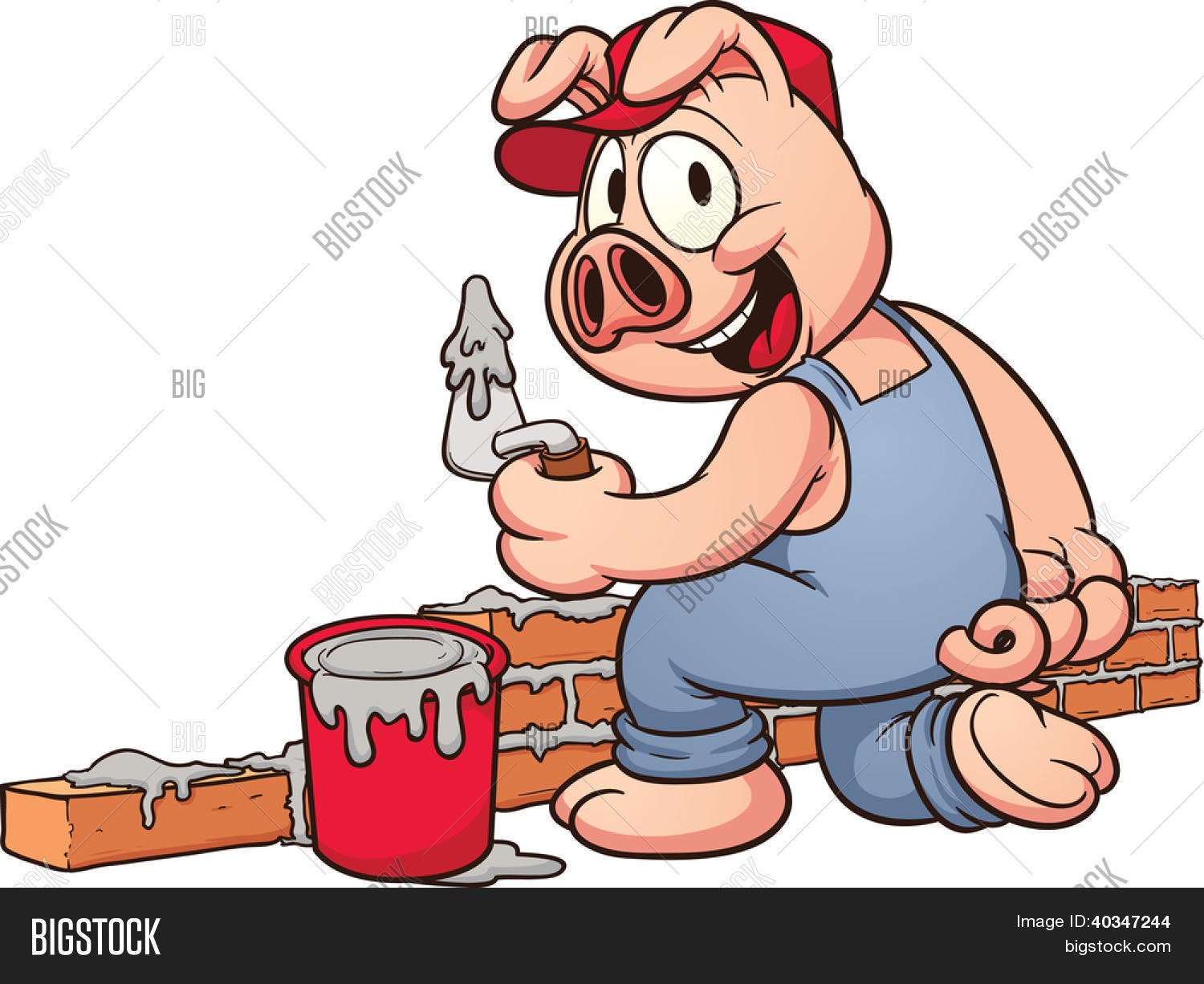 Pig Construction Vector & Photo (Free Trial) | Bigstock