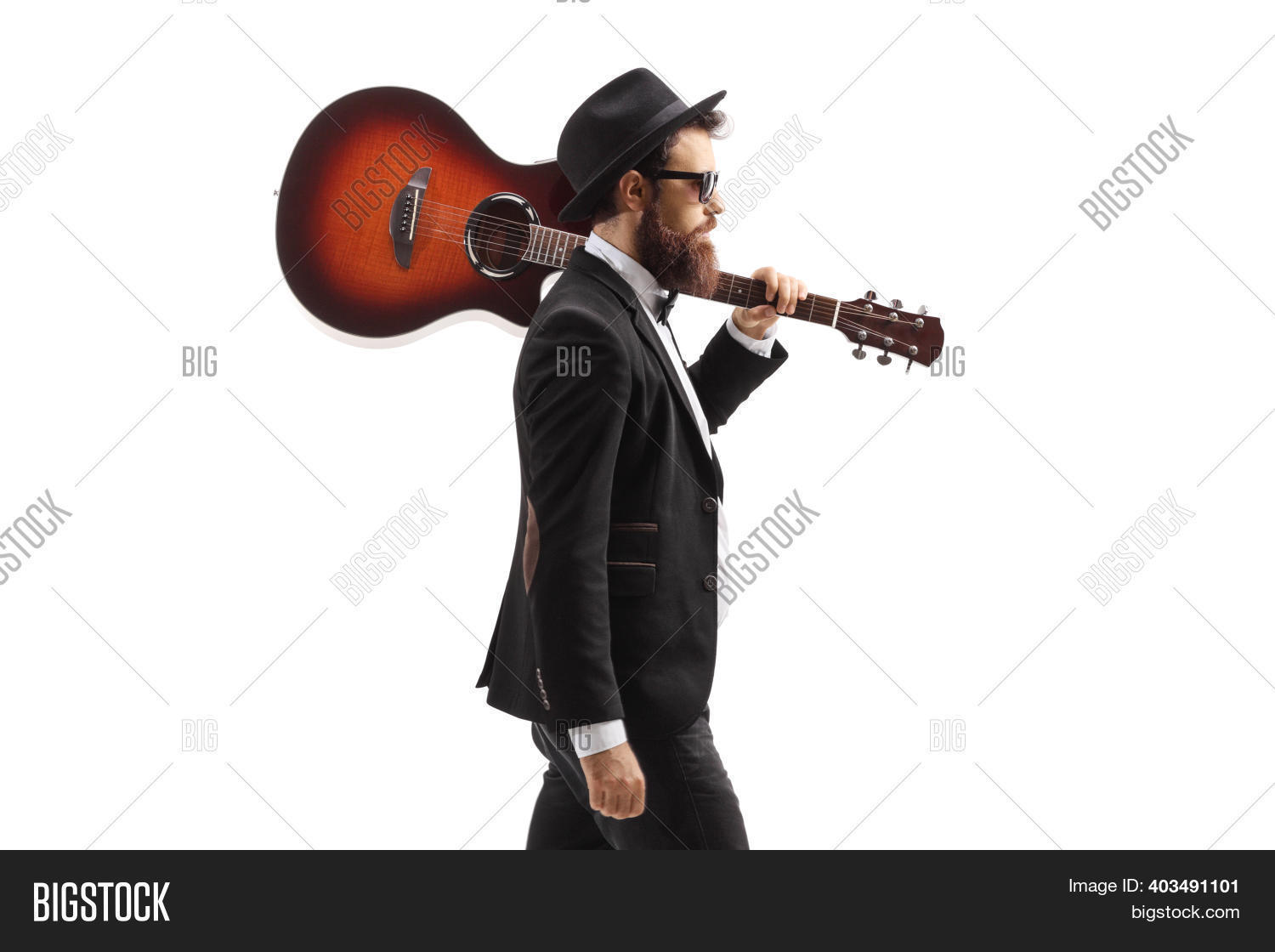Musician Walking Image & Photo (Free Trial) | Bigstock