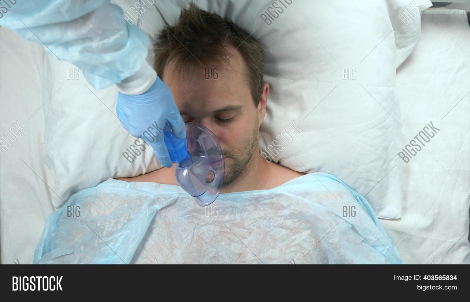 Man On Bed Hospital Image & Photo (Free Trial) | Bigstock