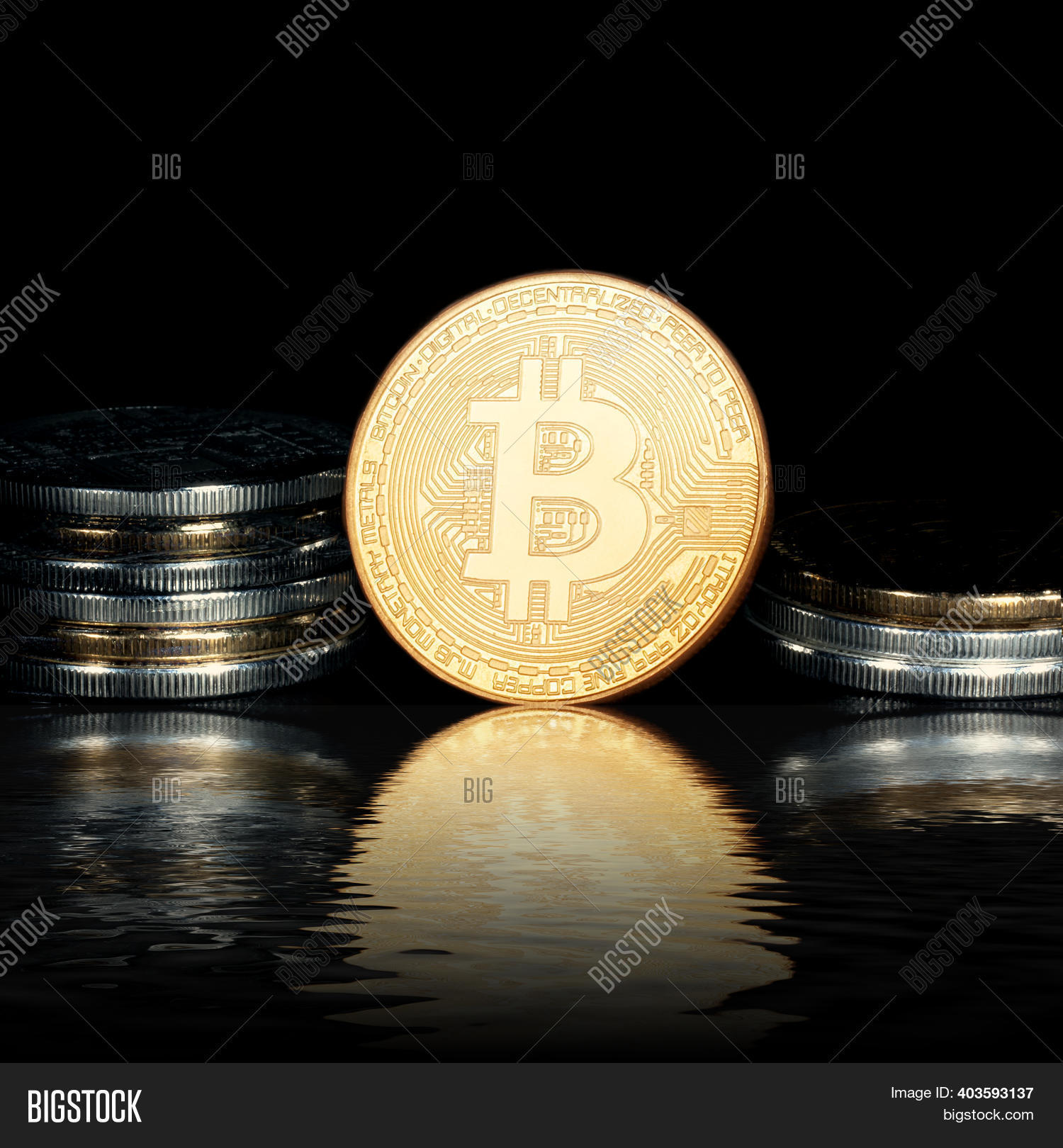 Physical Bitcoin. Image & Photo (Free Trial) | Bigstock