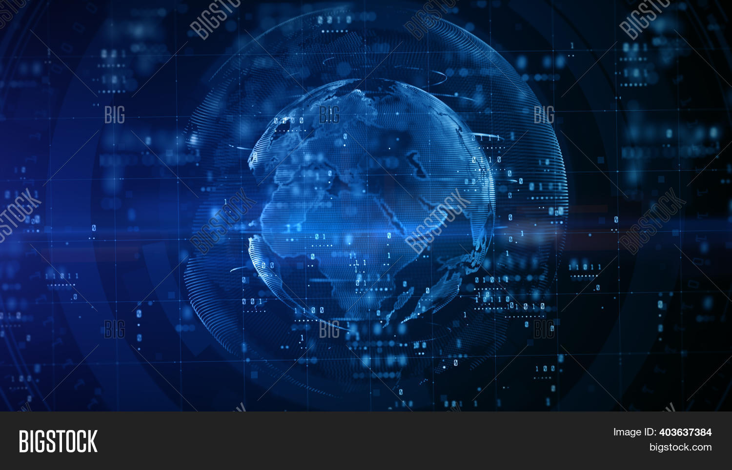Digital Data Network, Image & Photo (Free Trial) | Bigstock