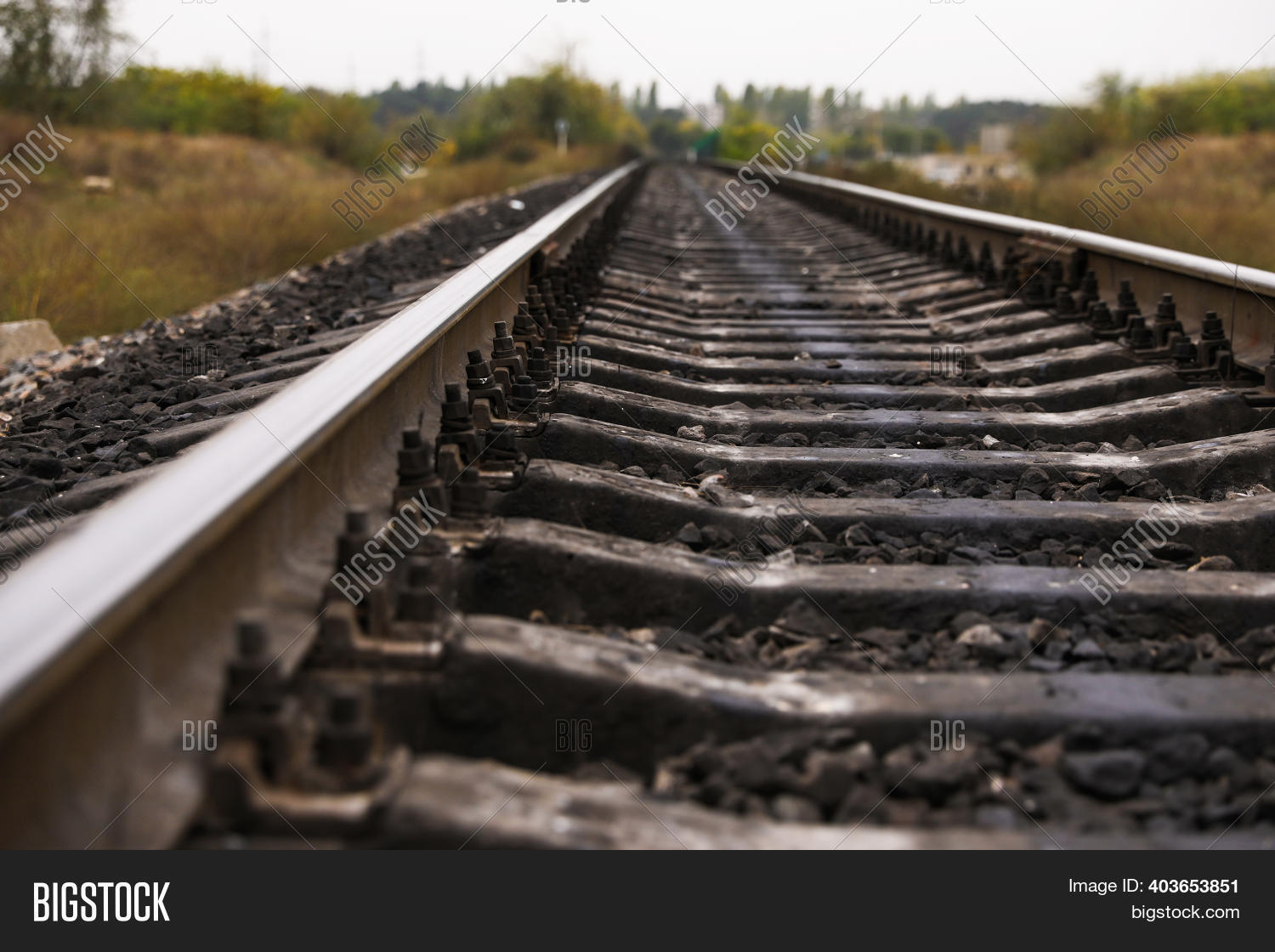 Railway Line Track Image & Photo (Free Trial) | Bigstock