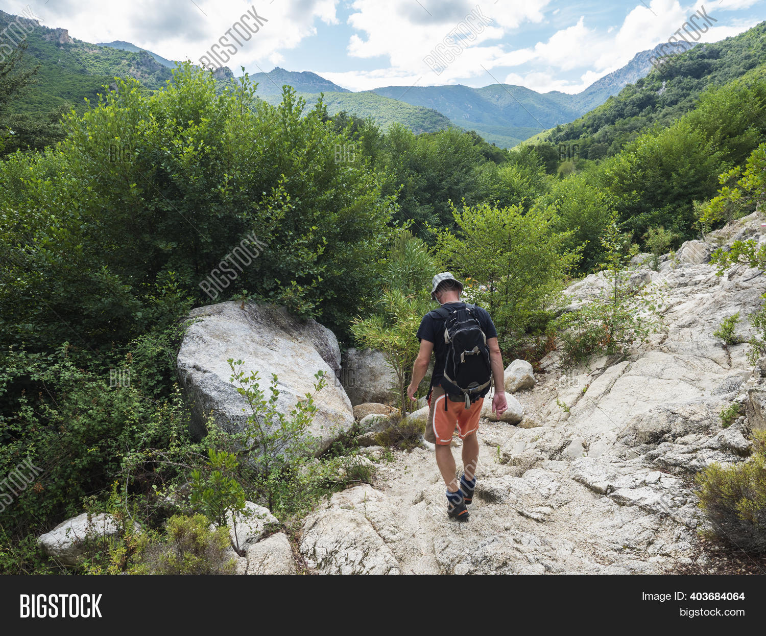 Back Man Hiker On Image & Photo (Free Trial) | Bigstock