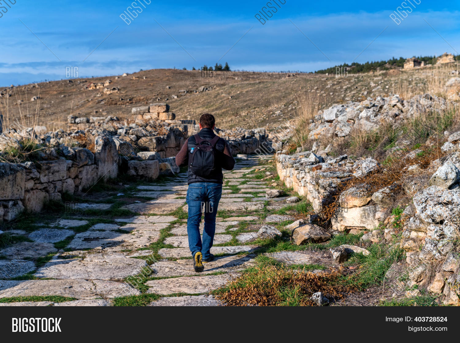 Man Walking Ruins Image & Photo (Free Trial) | Bigstock
