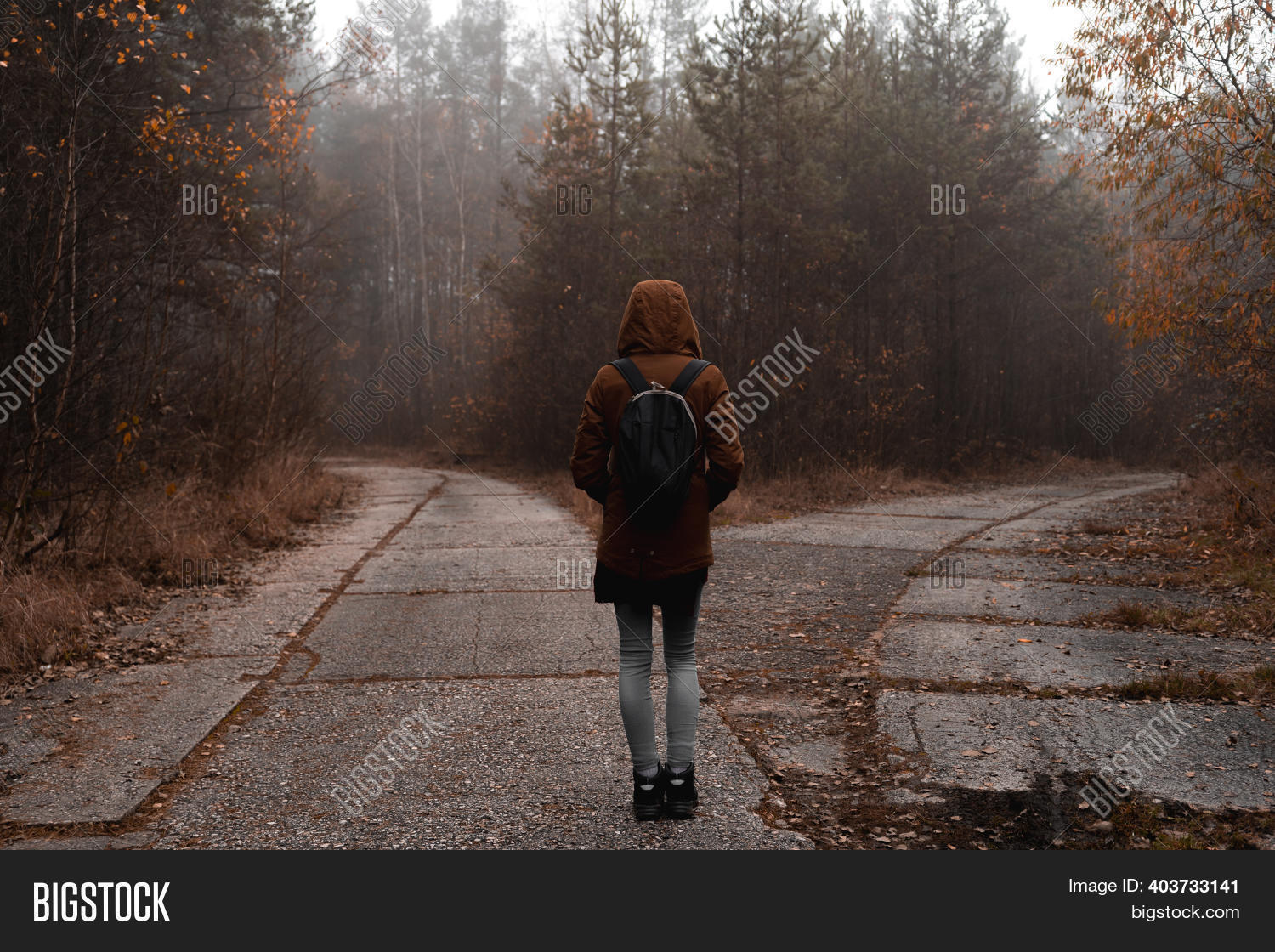 Girl Backpack Behind Image & Photo (Free Trial) | Bigstock