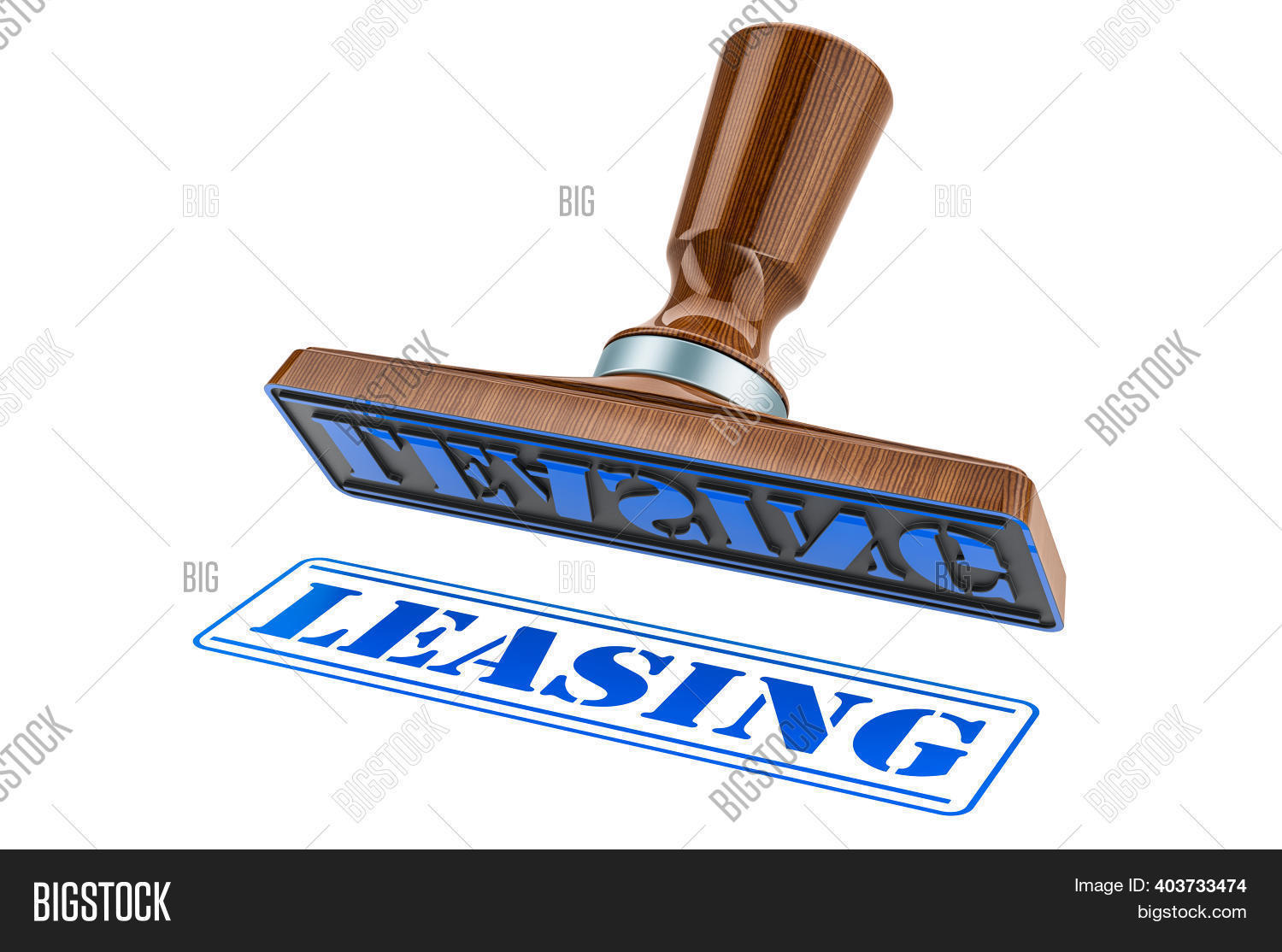Leasing Stamp. Wooden Image & Photo (Free Trial) | Bigstock