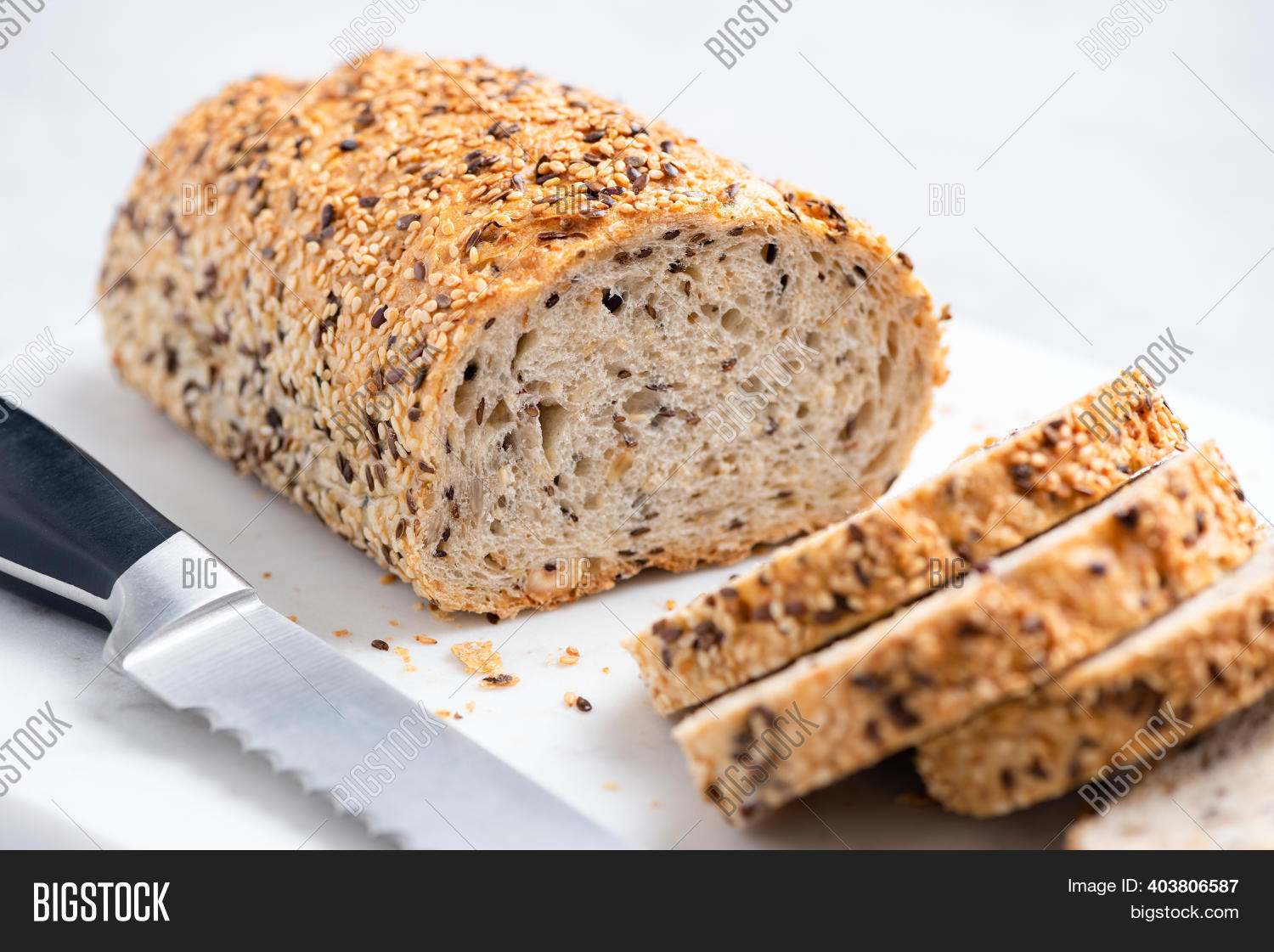 Multigrain Wheat Bread Image & Photo (Free Trial) | Bigstock