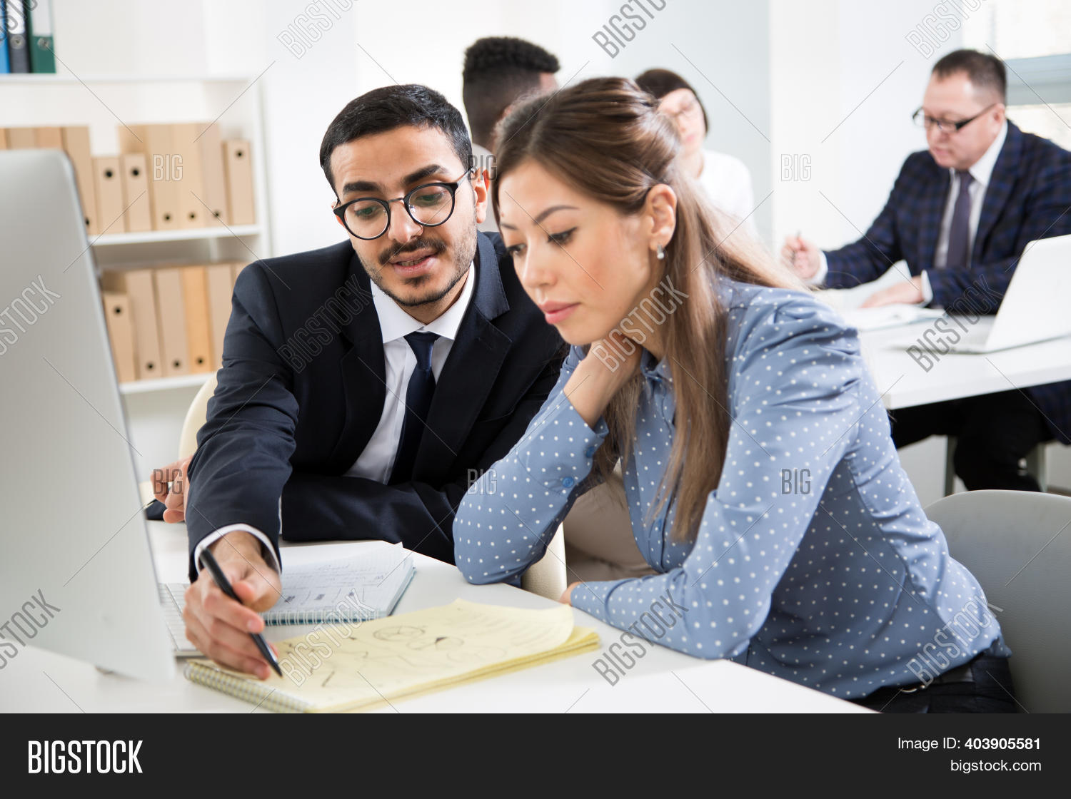 Businessman Explains Image & Photo (Free Trial) | Bigstock