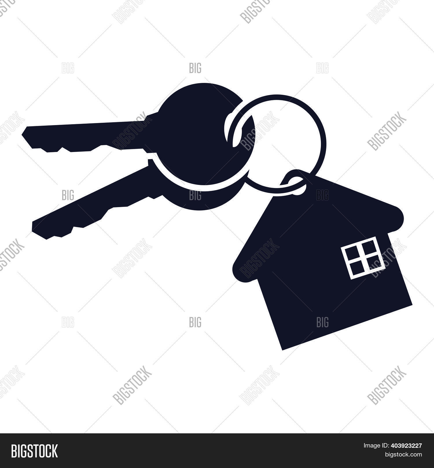 Realtor House Key Icon Image & Photo (Free Trial) | Bigstock