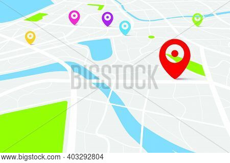 3d Top View Map Vector & Photo (Free Trial) | Bigstock