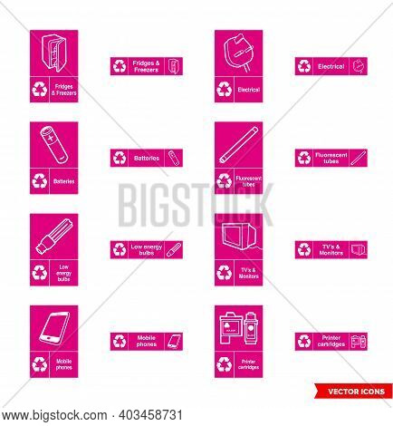 Electrical Recycling Vector & Photo (Free Trial) | Bigstock