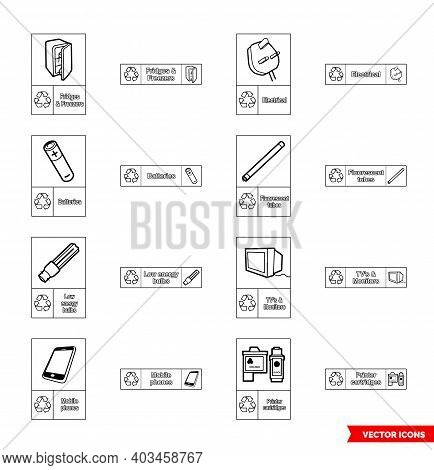 Electrical Recycling Vector & Photo (Free Trial) | Bigstock