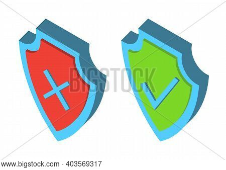 Security 3d Shields. Vector & Photo (Free Trial) | Bigstock