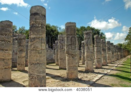 Ancient Mayan Columns Image & Photo (Free Trial) | Bigstock