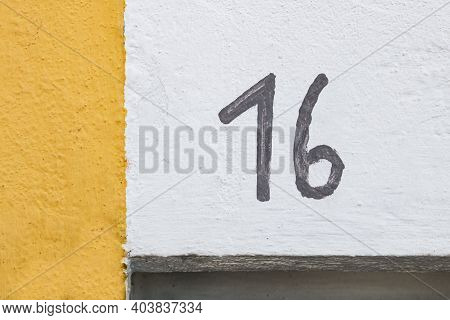 Number 16 Roughly Hand Image & Photo (Free Trial) | Bigstock