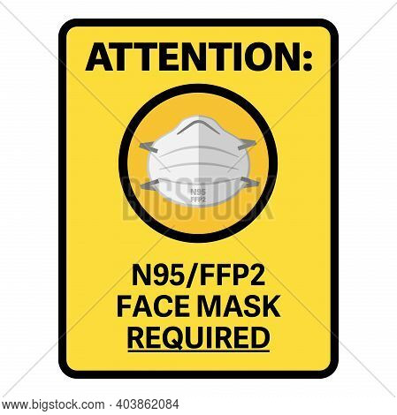Yellow N95 Ffp2 Mask Vector & Photo (Free Trial) | Bigstock