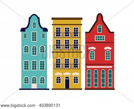 Old House Retro Vector & Photo (Free Trial) | Bigstock