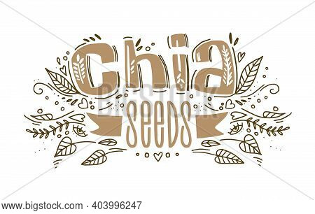 Chia Seeds Superfood Vector & Photo (Free Trial) | Bigstock