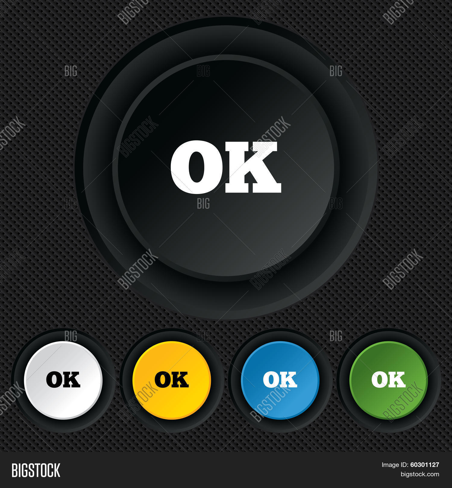 Ok Sign Icon. Vector & Photo (Free Trial) | Bigstock