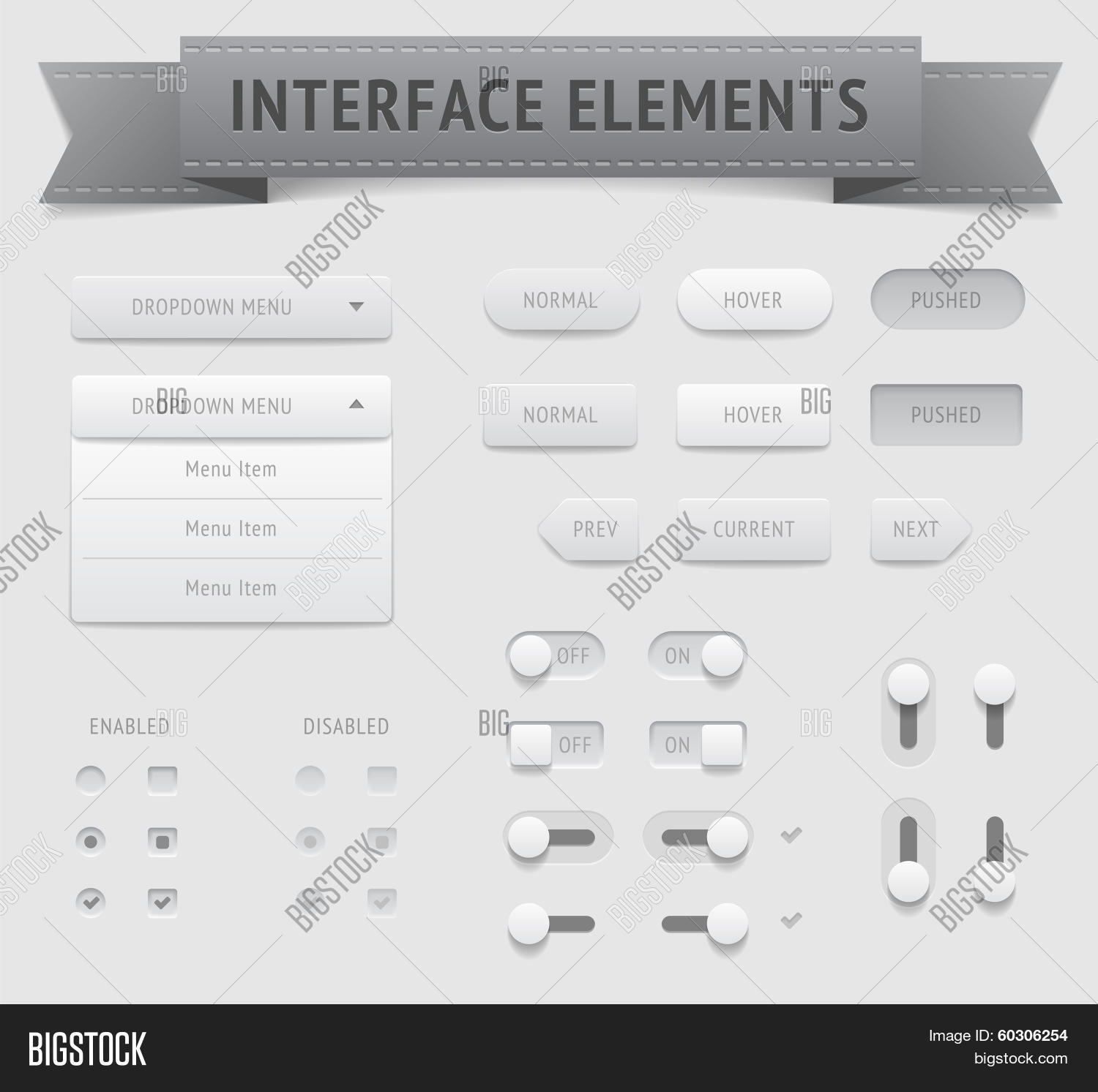 User Interface Vector & Photo (Free Trial) | Bigstock