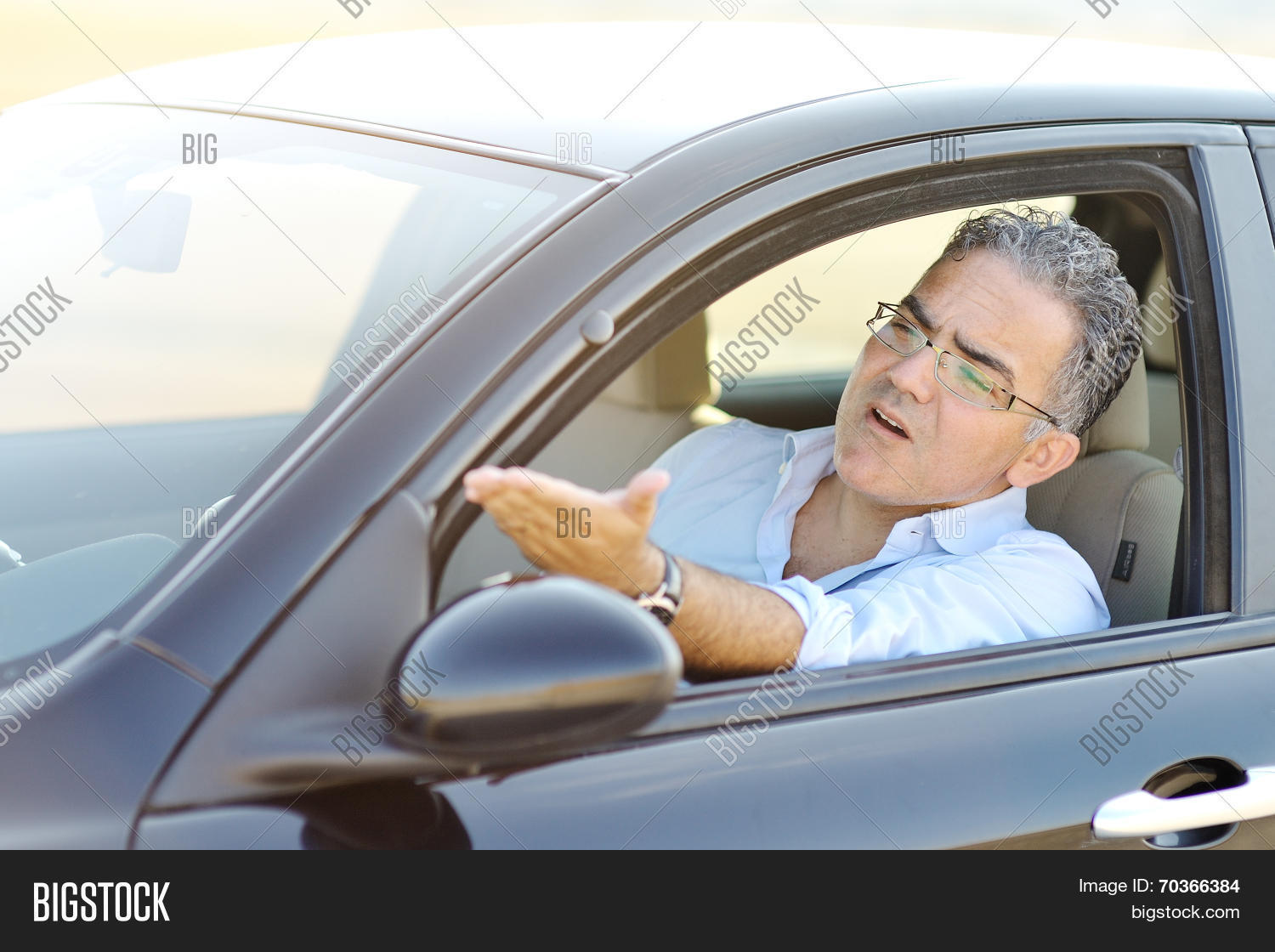 Irritated Male Driving Image & Photo (Free Trial) | Bigstock