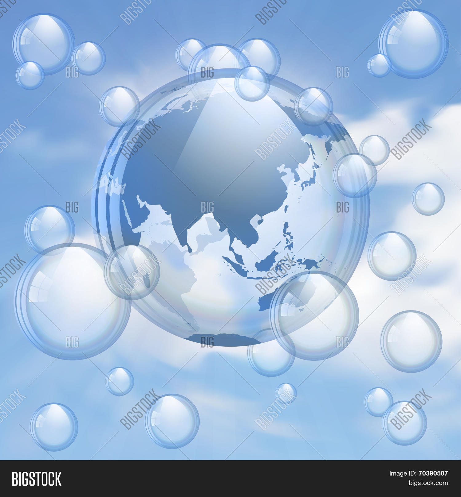 Sky Bubbles Vector & Photo (Free Trial) | Bigstock