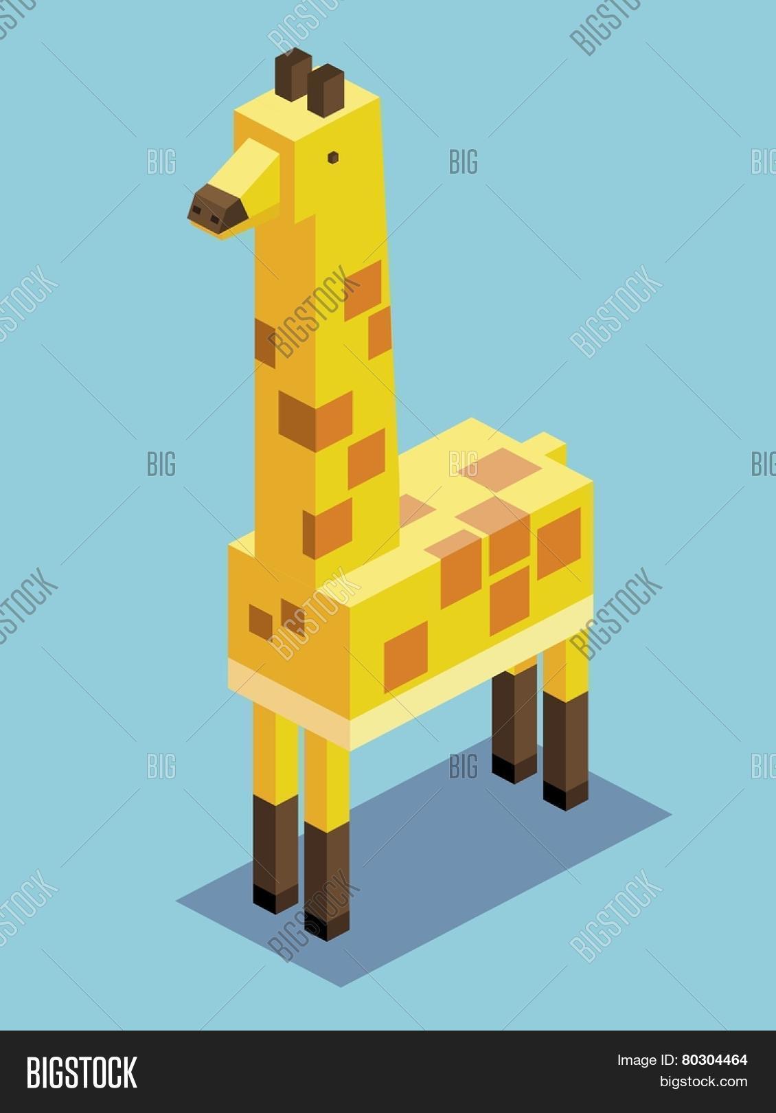 Tall Giraffe. 3d Vector & Photo (Free Trial) | Bigstock