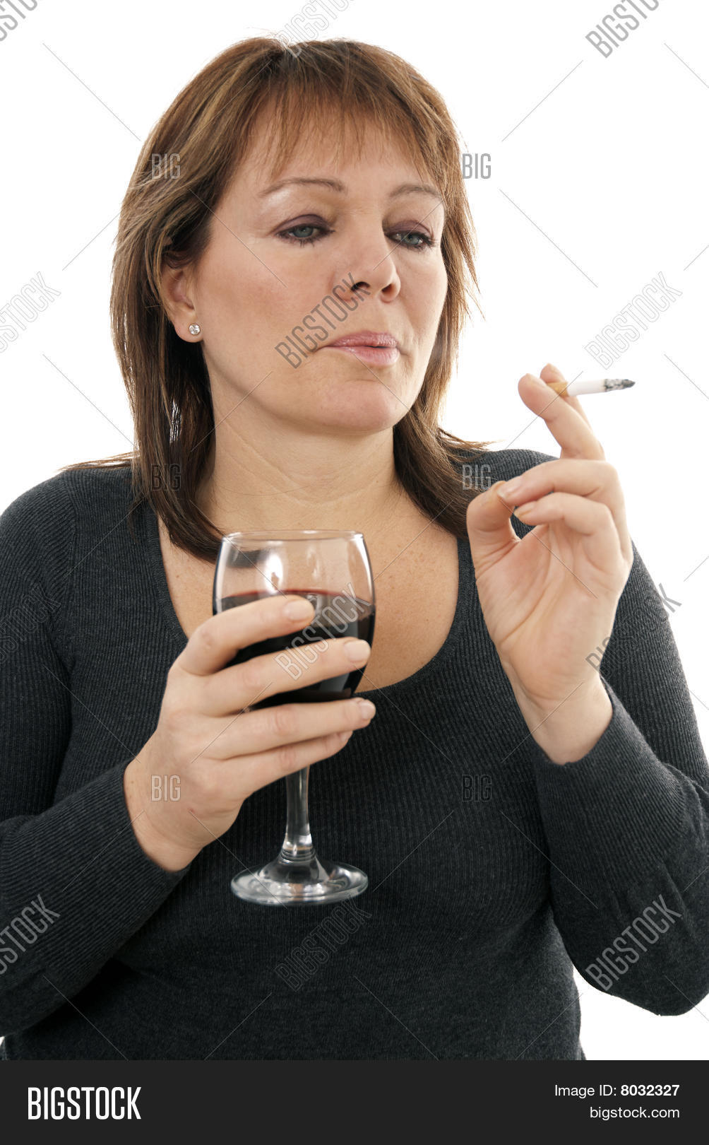 Heavy Drinker Smoker Image & Photo (Free Trial) | Bigstock