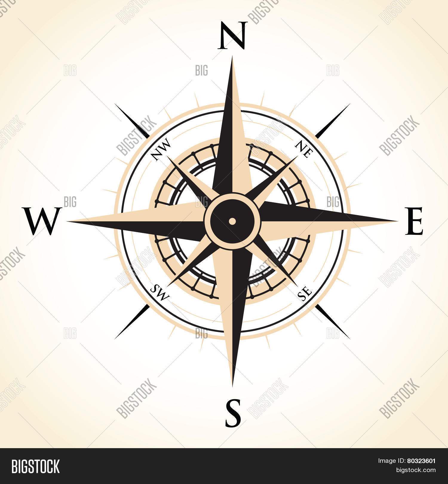 Compass Background Vector & Photo (Free Trial) | Bigstock