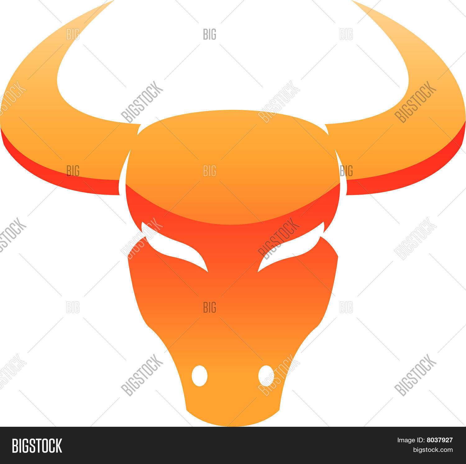 Glossy Bull Icon Vector & Photo (Free Trial) | Bigstock