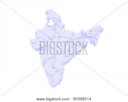 Map Punjab. India. 3d Image & Photo (Free Trial) | Bigstock