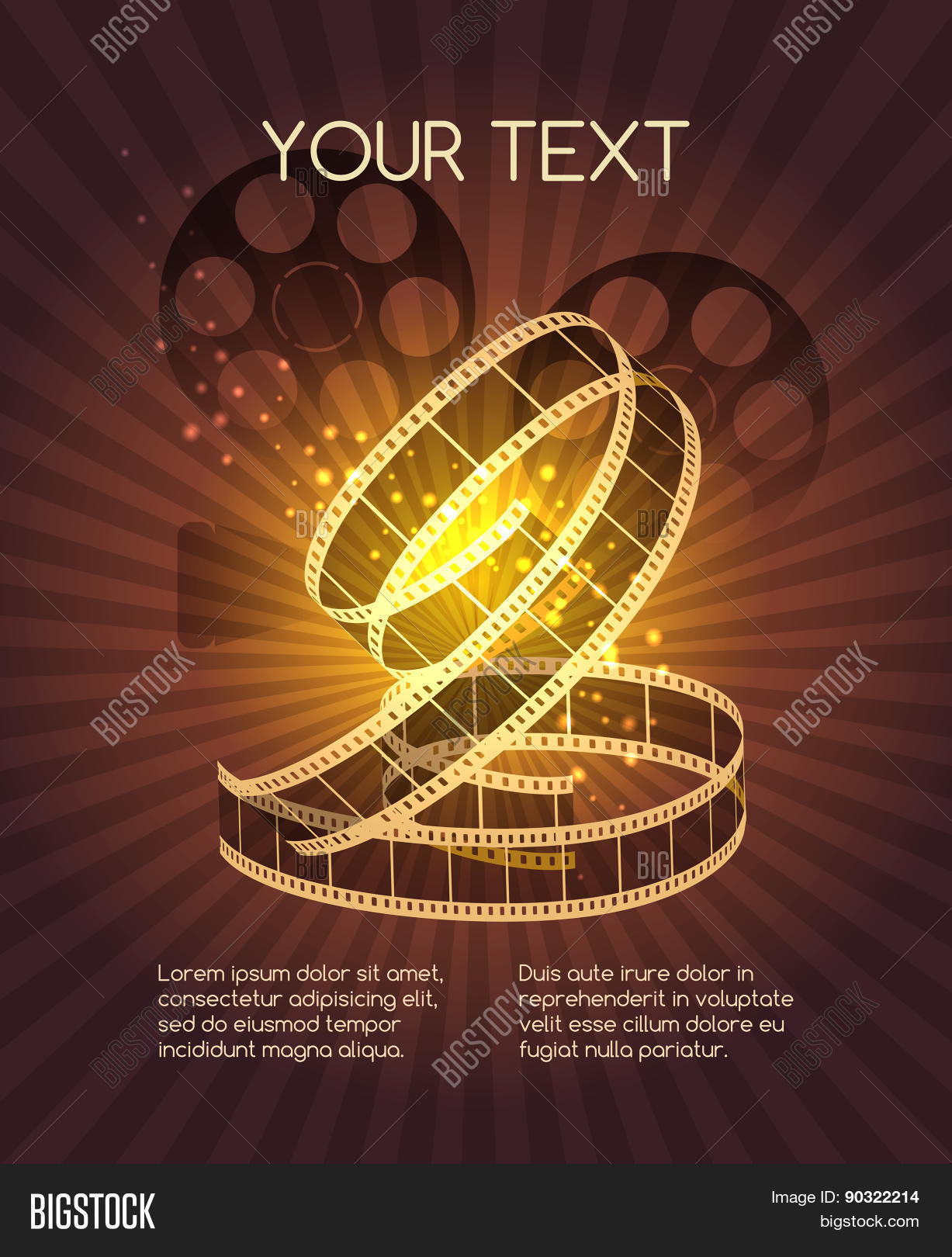 Film Strips Poster, Vector & Photo (Free Trial) | Bigstock