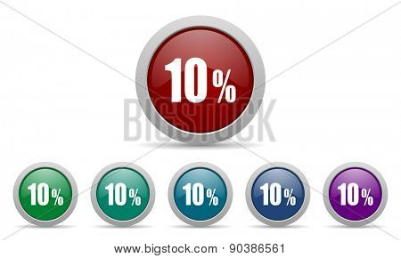 10 Percent Icon Sale Image & Photo (Free Trial) | Bigstock