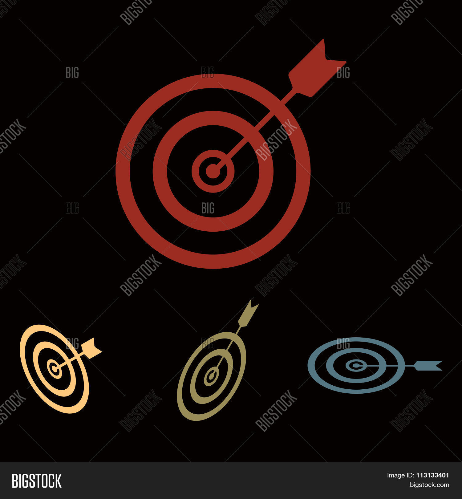 Target Dart Vector & Photo (Free Trial) | Bigstock