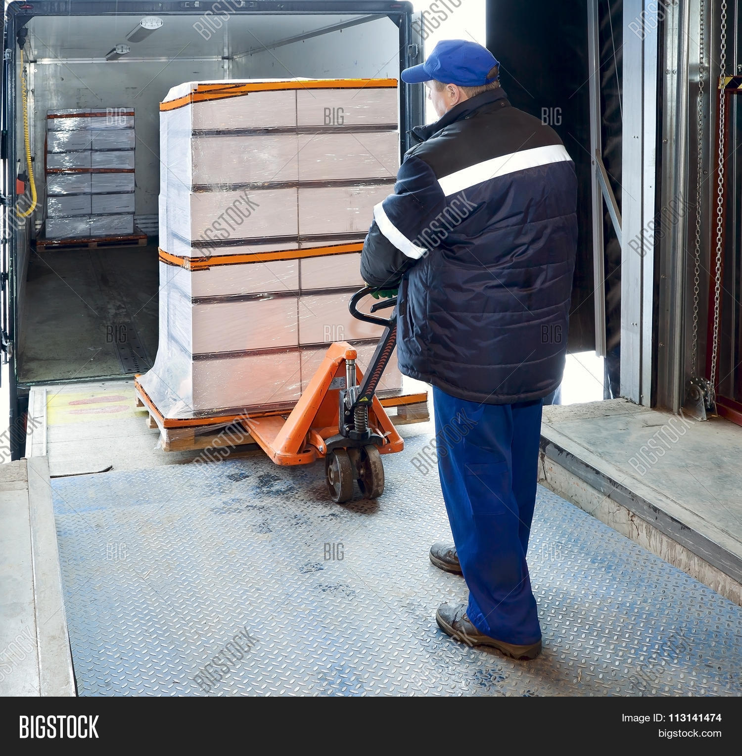 Worker Loading On Image & Photo (Free Trial) | Bigstock