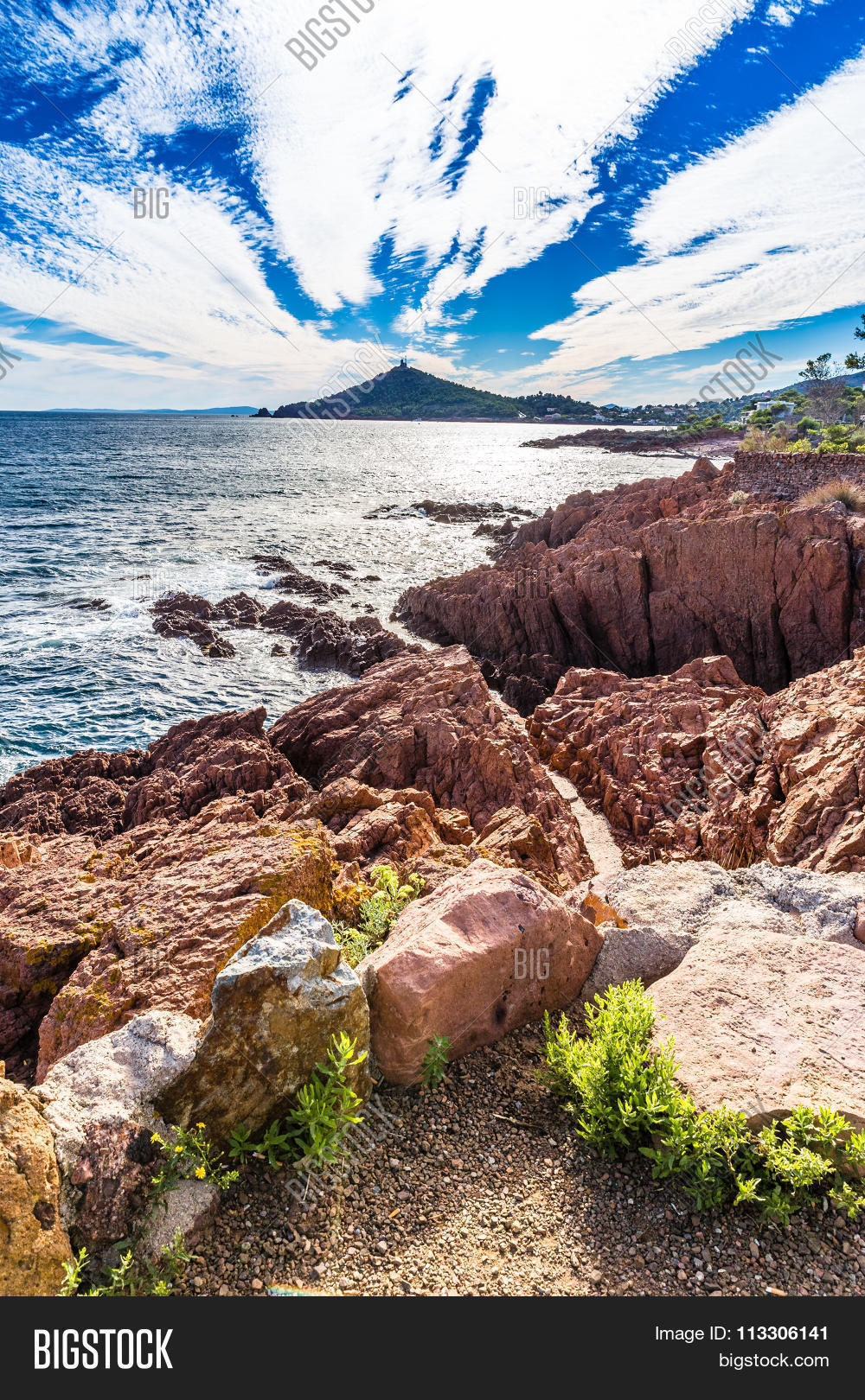 Red Rocks Esterel Image & Photo (Free Trial) | Bigstock