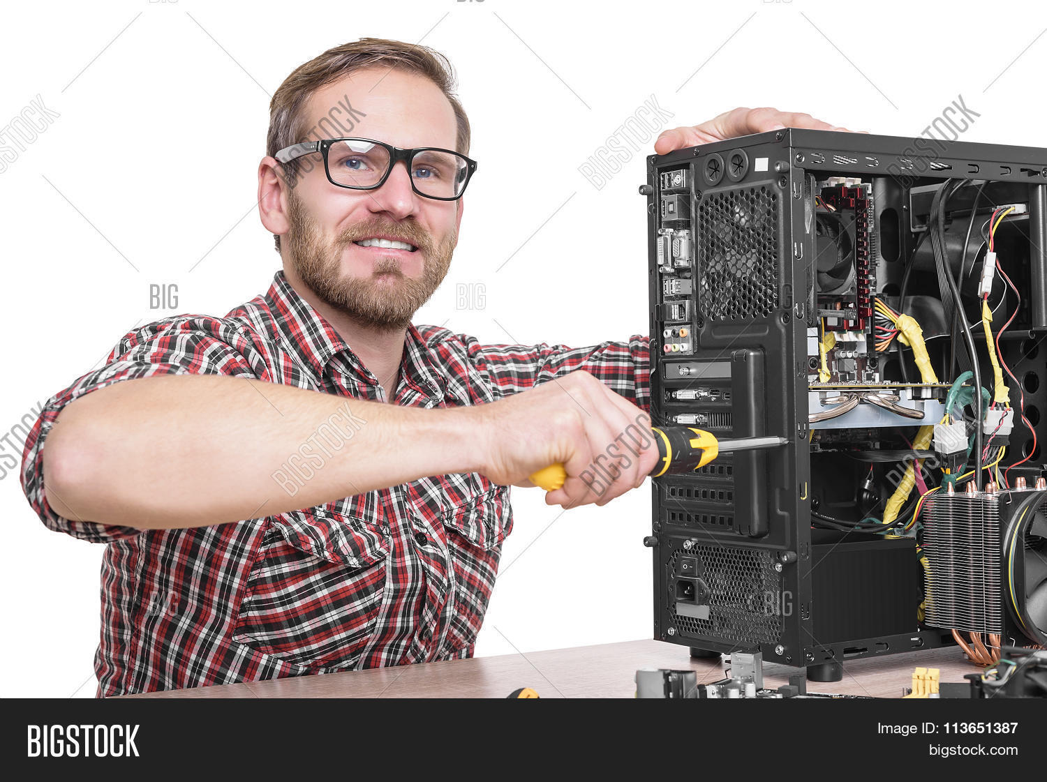 Technician Repair Image & Photo (Free Trial) | Bigstock