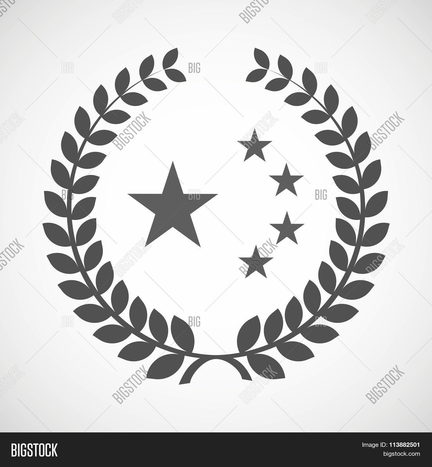 Isolated Laurel Vector & Photo (Free Trial) | Bigstock