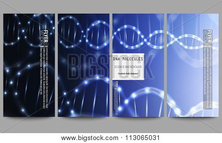 Set Modern Flyers. Vector & Photo (Free Trial) | Bigstock